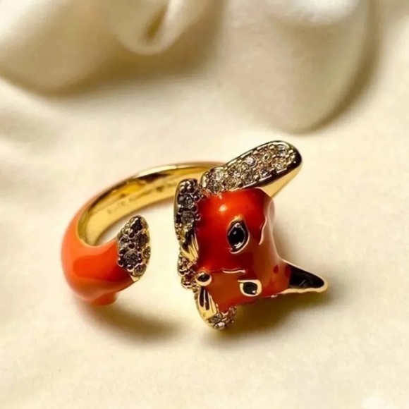 kate spade | Jewelry | 68 Kate Spade Into The Woods Fox Wrap Ring ...